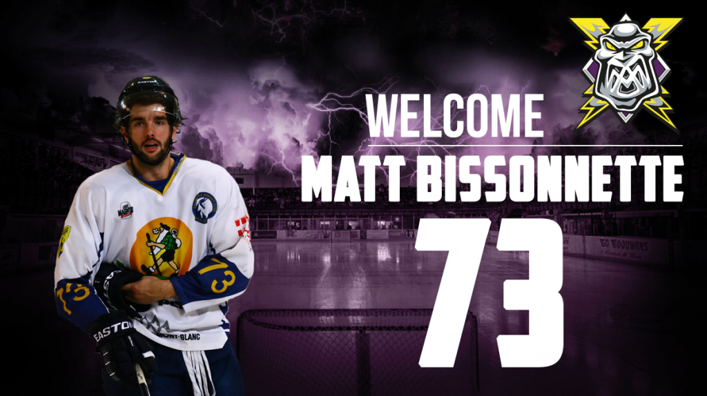 Bissonnette joins the Storm! – Manchester Storm