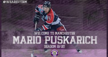Welcome to Manchester, Mario Puskarich! – Manchester Storm